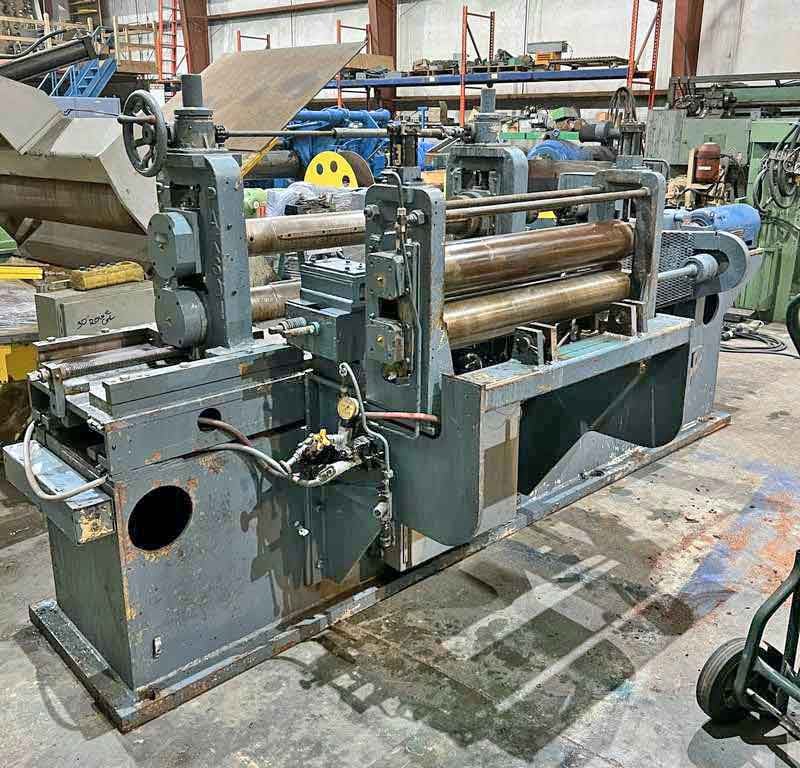36" x 5" Paxson, slitting line, 20000 lb., entry pinch rolls, 16 ...