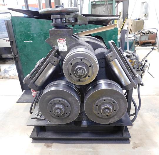 5" x 5" x 3/8" Buffalo #2, angle bending roll, 5-1/2" shaft diameter, 5 ...