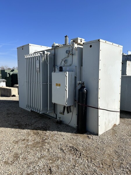 7500 KVA 34400 Primary, 4160Y/2400 Secondary, ABB Unit Substation S# ...