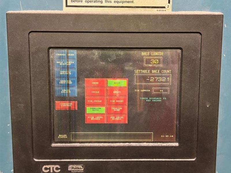 American Baler #PAC-4029-730R, auto-tie horizontal baler, 7" cylinder ...