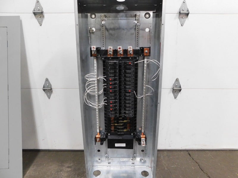 225 Amp. General Electric, AQU3422RCX, Spectra-A-Series panelboard, 4 ...