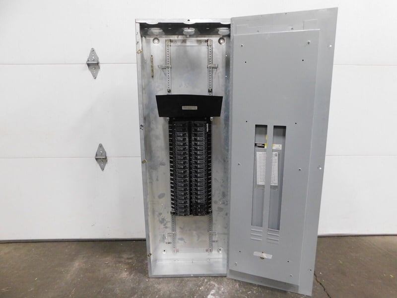 400 Amp. General Electric, AQF3424MTX, Spectra-A-Series panelboard, 4 ...