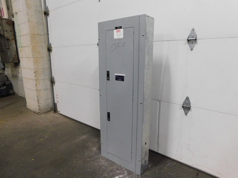 400 Amp. General Electric, AQF3424MTX, Spectra-A-Series panelboard, 4 ...