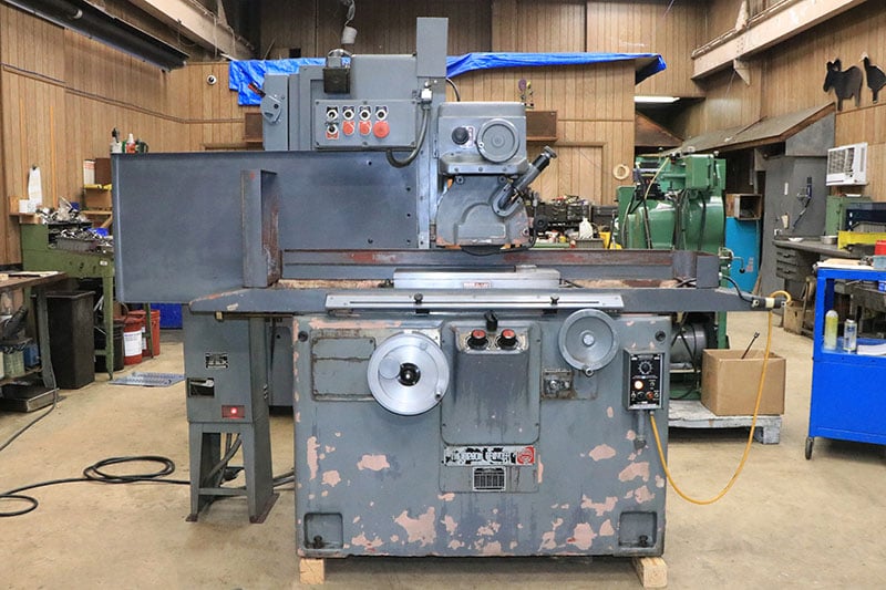 8" x 24" Thompson #2F, heavy duty hydraulic surface grinder, 12" x 1" W ...