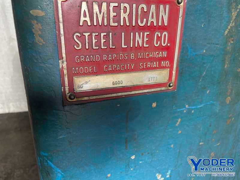 6000 lb. American Steel Line #60, coil reel, serial #1701 for Sale ...