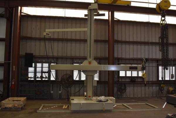 12' x 12' Pandjiris #1100, welding manipulator, power travel car ...