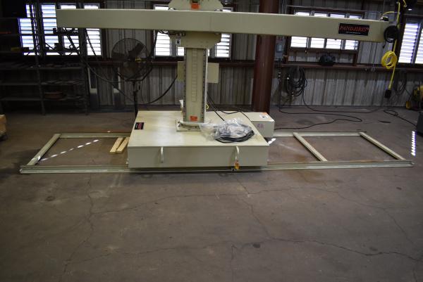 12' x 12' Pandjiris #1100, welding manipulator, power travel car ...