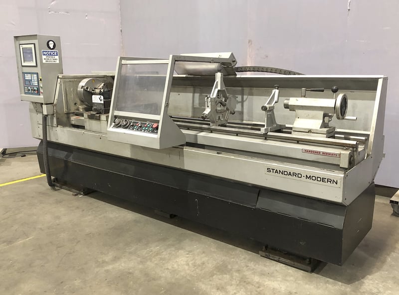 18" x 100" Standard Modern #S/M, CNC engine lathe, 2" spindle bore ...
