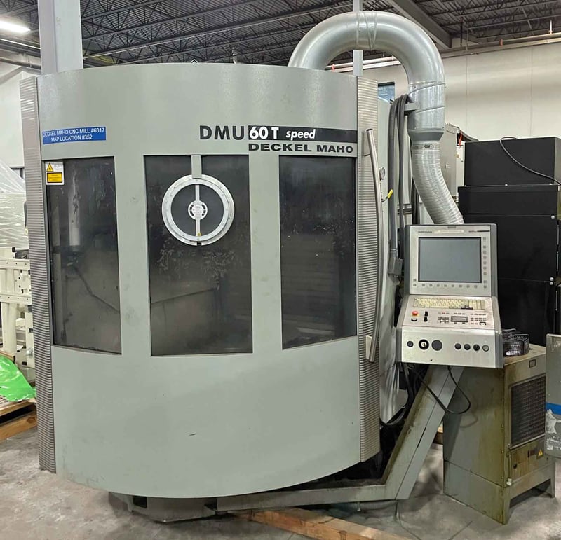 DMG Deckel Maho #DMU-60T, 5-Axis CNC vertical machining center, 24000 ...