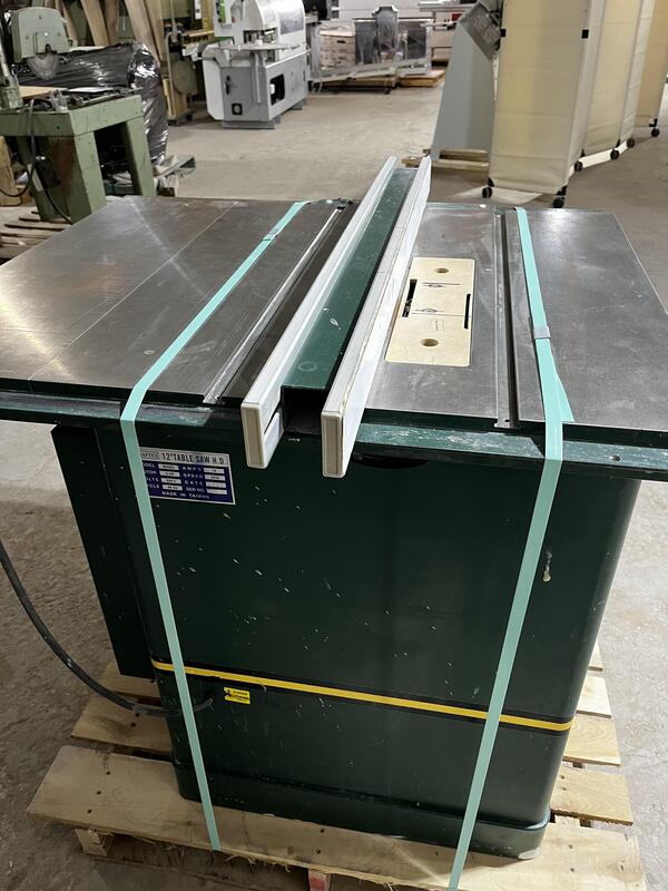 Craftex #B2062, 12" cabinet saw, 3 HP, 48" x 30", 220 V., 3 phase, 2002 ...