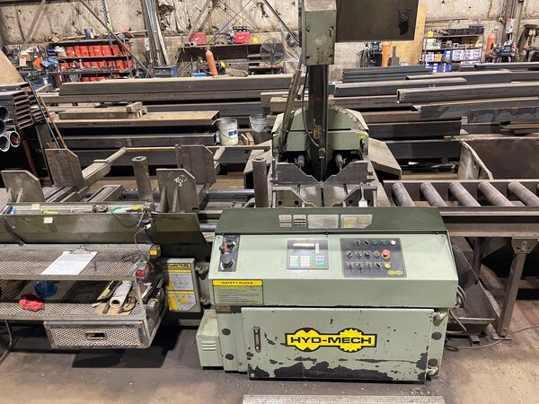 18" x 20" Hyd-Mech #V-18A, vertical bandsaw, 5 HP, Hyd-Mech Control ...