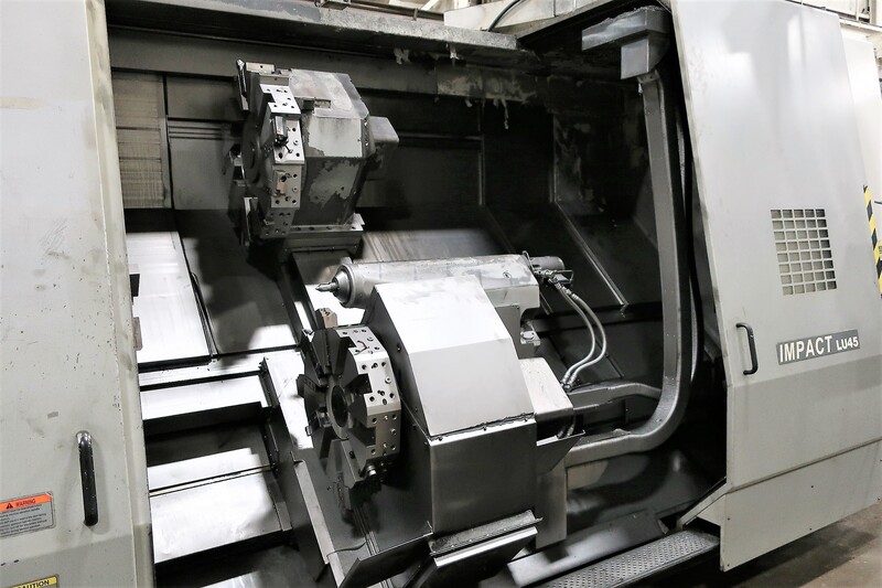 Okuma #Impact-LU45, CNC 4" Axis turning center lathe, 33" swing, 22.5 ...