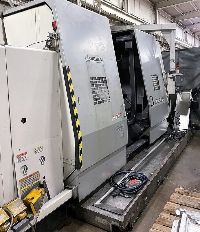Okuma #Impact-LU45, CNC 4" Axis turning center lathe, 33" swing, 22.5 ...