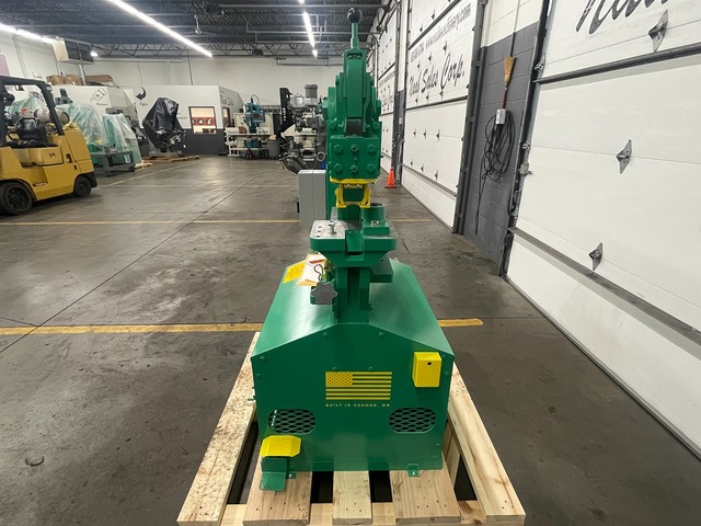 3" x 3" x 3/8" Uni-Hydro #45-14, hydraulic 3 station ironworker, 45 ton ...