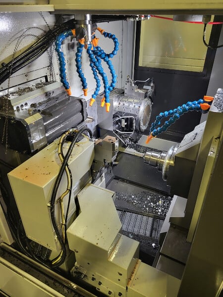 Tsugami #B038T, 12-Axis, 1-1/2" cap., sliding headstock, sub spindle, 8 ...