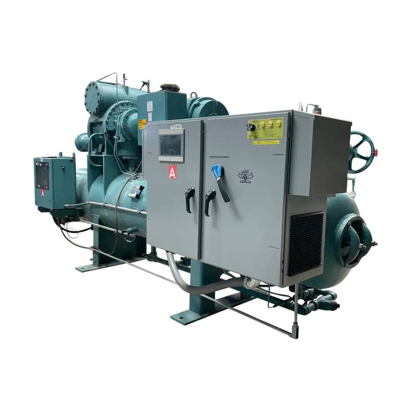 175 HP Frick #RWF-222B, rotary screw compressor, 300 psig, 460 V., R ...