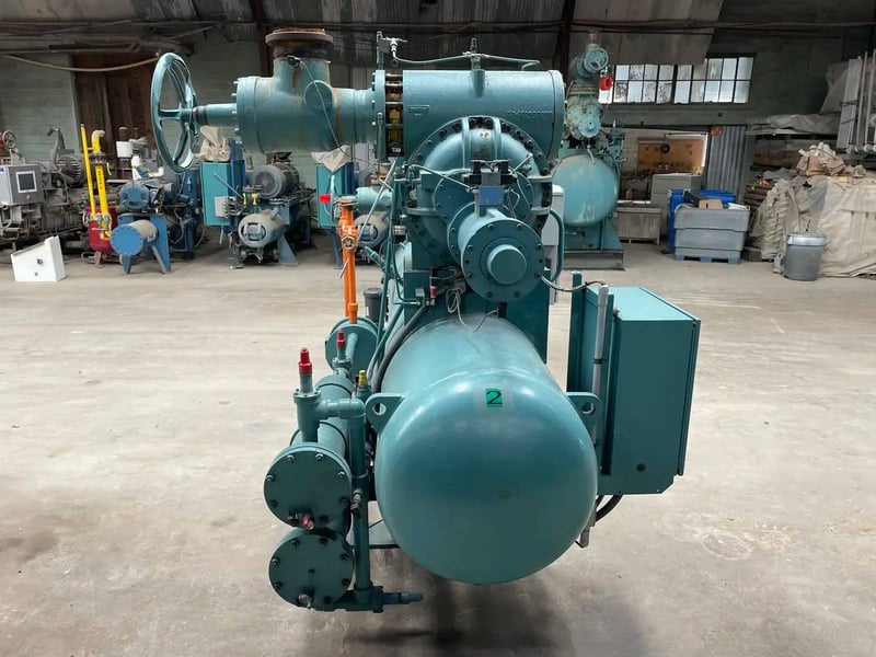 175 HP Frick #RWF-222B, rotary screw compressor, 300 psig, 460 V., R ...