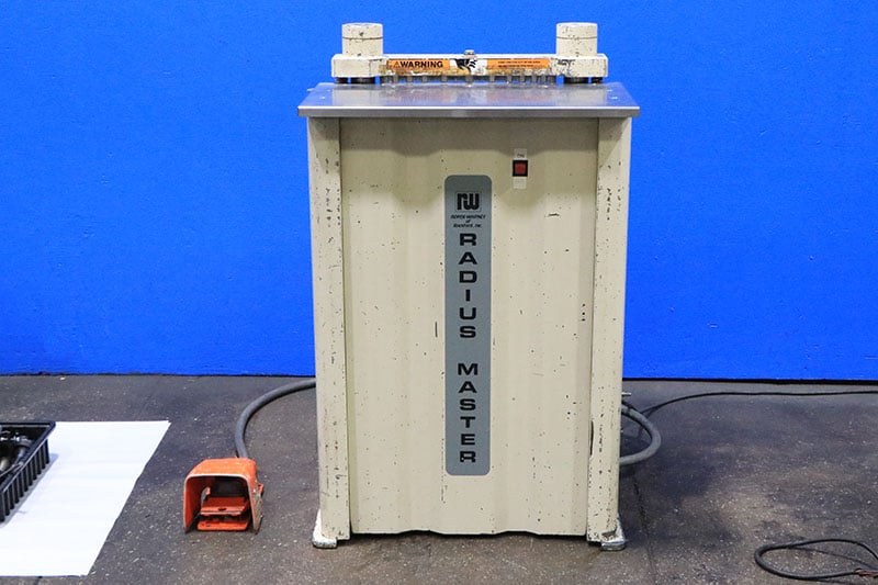 Roper Whitney #911, notcher, 3/16" capacity, (11) 1" radii, radius ...