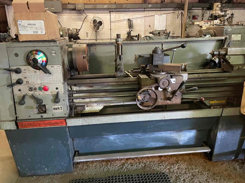 15" x 50" Clausing #15, Engine Lathe, 2.125" spindle bore, 7.5 HP, 1982 ...