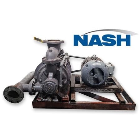 Nash #CL-1002, Liquid Ring Vacuum Pump, 75 HP for Sale | Surplus Record