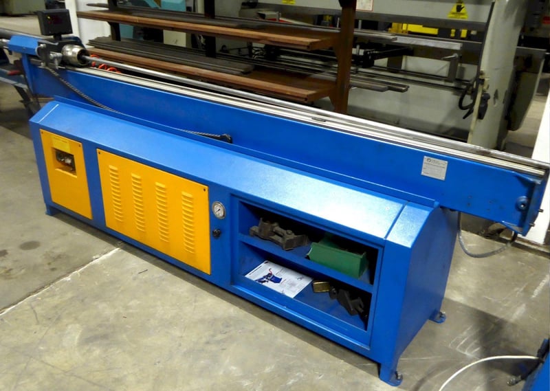 2-1/2" Ercolina, rotary draw mandrel bender, programmable, 10' mandrel ...