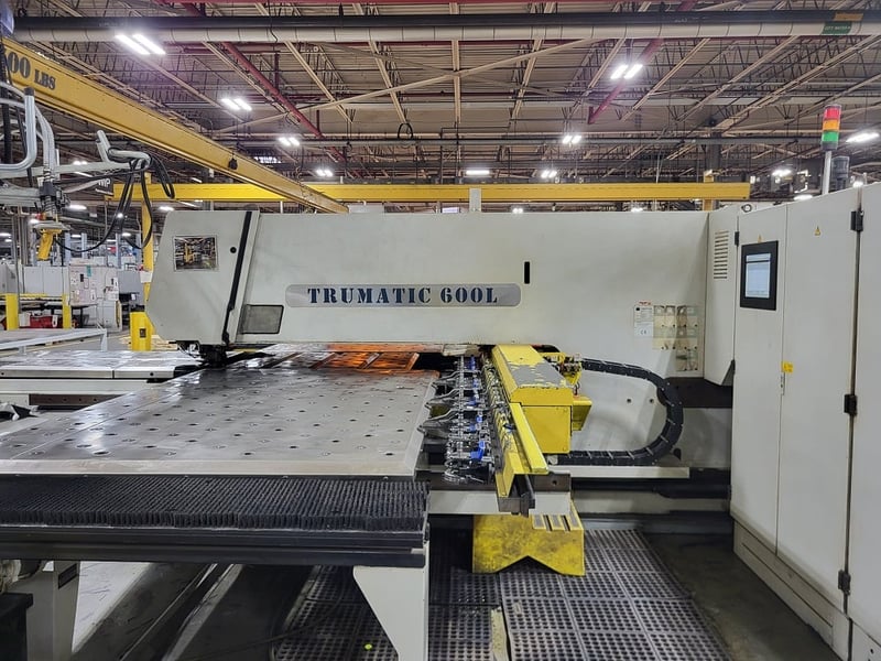 Trumpf #TruMatic-600L, Combination Punch / Laser Cutting System, 2400 ...