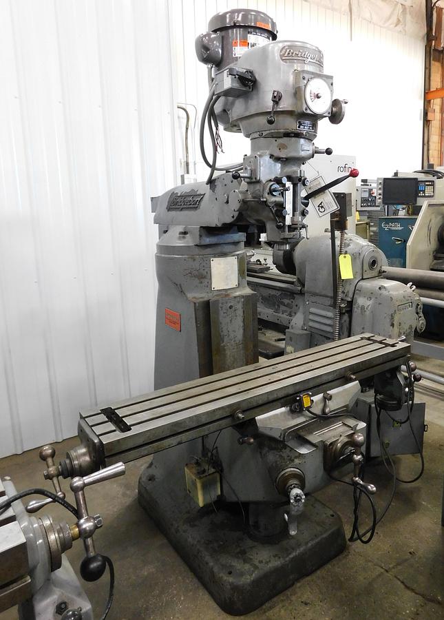 Bridgeport #Series-I, vertical mill, 9" x48" tbl., 3 HP, 12" X, 30" Y ...