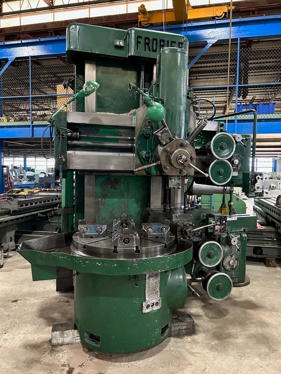 40" Froriep, vertical turret lathe, 1952 For Sale | Surplus Record