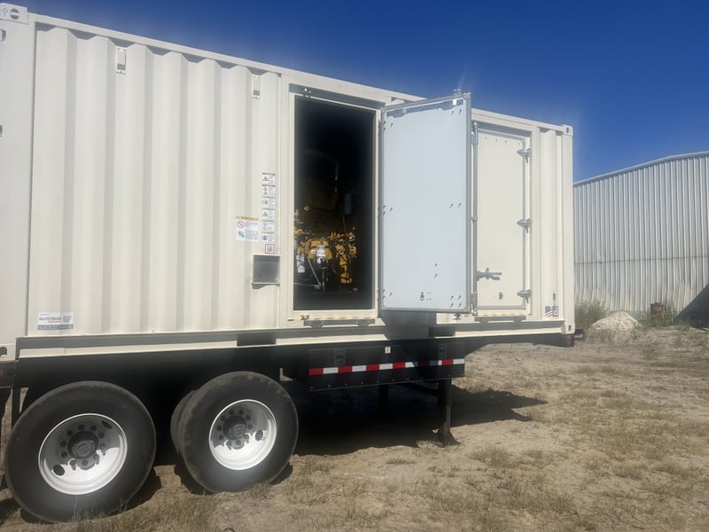 567 KW Caterpillar #LC7, stationary generator,prime duty, 480 Volts ...