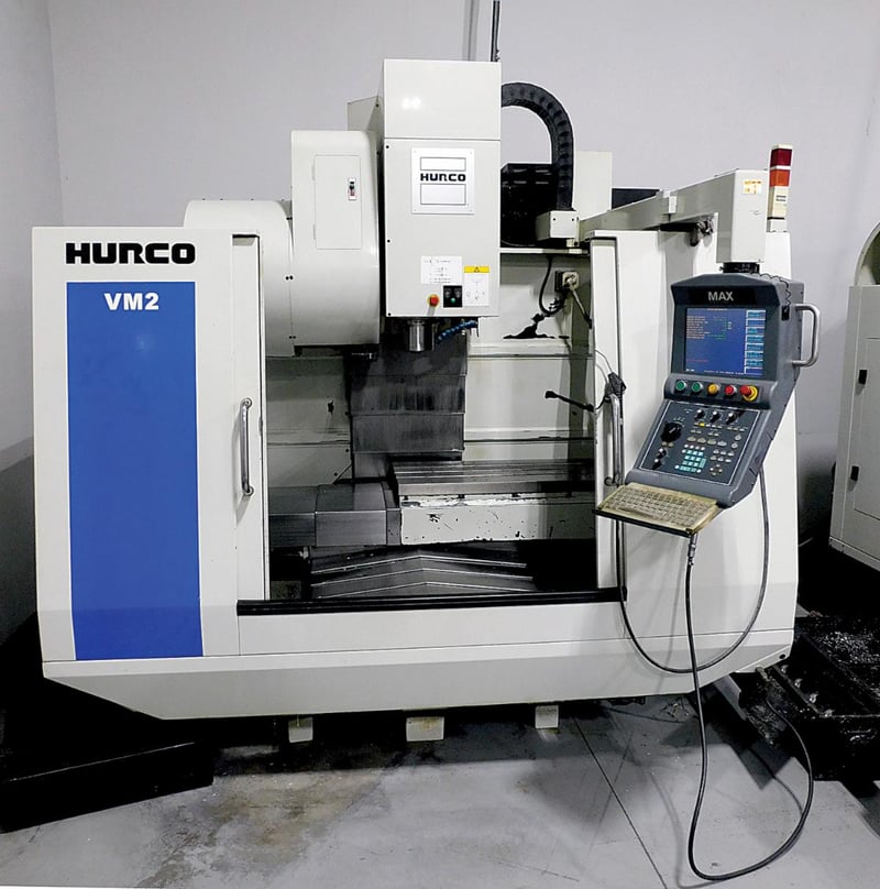 Hurco #VM-2, CNC vertical machining center, Max CNC Control, 40" X, 18 ...