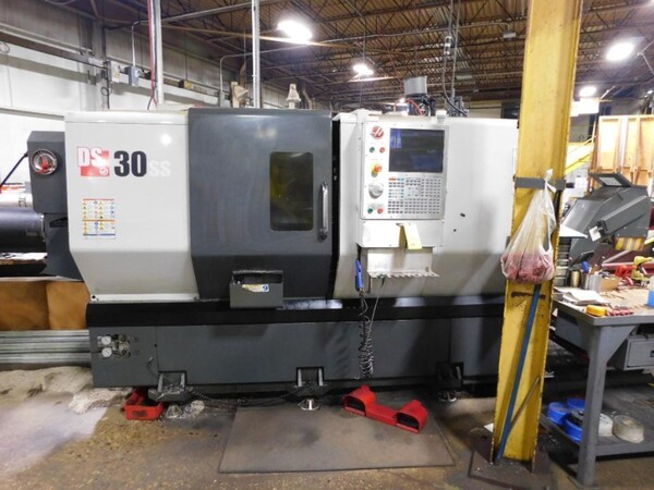 Haas #DS-30SS, dual spindle CNC turning center w/LNS Hydrobar 6 ...