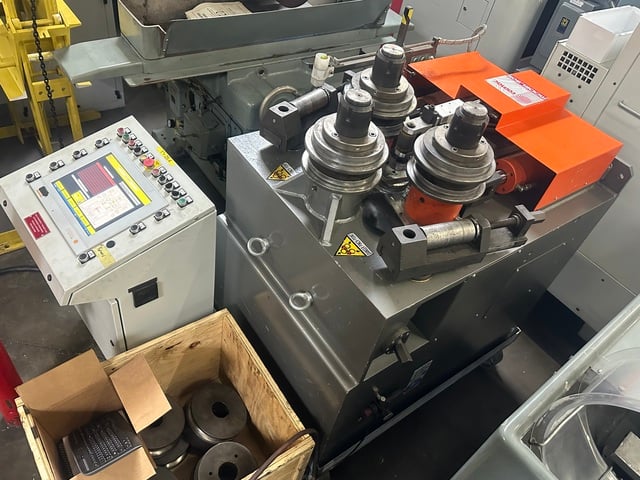 3" x 3" x 3/8" Carell #305CN3.1V, 3-roll CNC Double Pinch Angle Roll ...