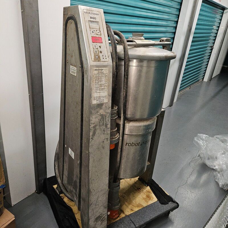 Robot Coupe #R60T, 60 qt. high speed direct drive tilting cutter mixer ...