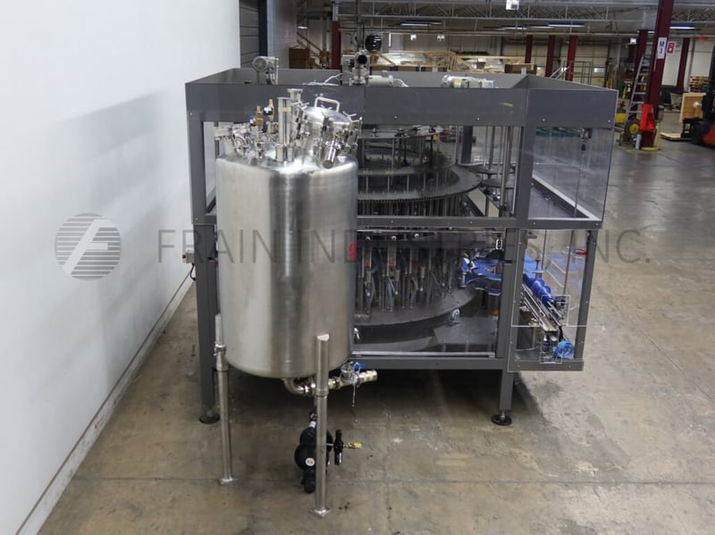 Laub #RPF300-30P Posifiller, 30 head, rotary, pressure assit, piston ...