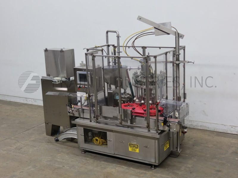Pacific Packaging, 12 head, Stainless Steel, rotary, volumetric filler ...