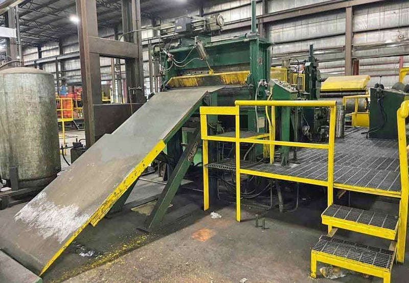 Paxson, peeler table, 60" width x .250" Capacity for Sale | Surplus Record