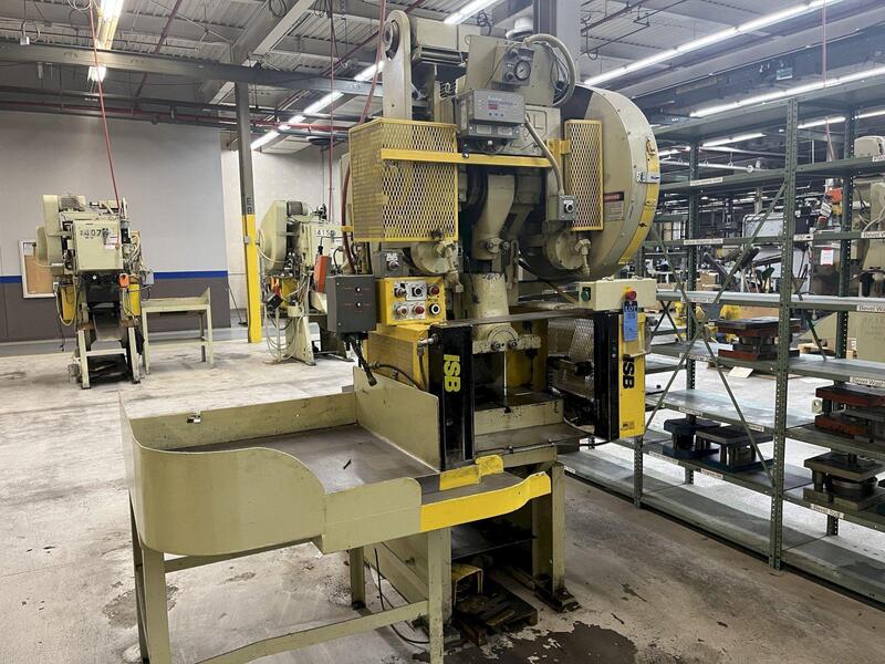 32 Ton, Federal, OBI press, 4" stroke, 12.5" Shut Height, 2" ram ...