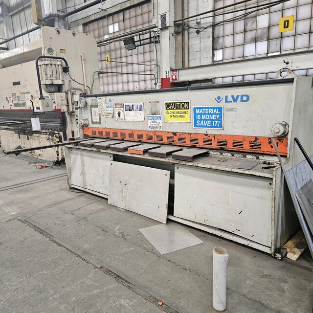 1/4" x 10' LVD #JS-C-25-10, hydraulic shear, 0.5"-39" back gauge, 12.5 ...