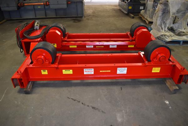 30 Ton, Weldwire #WWRD-30 / WWRI-30, turning rolls, 6"-16' diameter ...