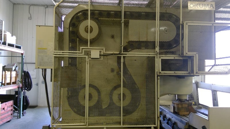 Okuma #MC-60VAE, CNC vertical mill, OSP-7000M Control, 60" X, 25.9" Y ...