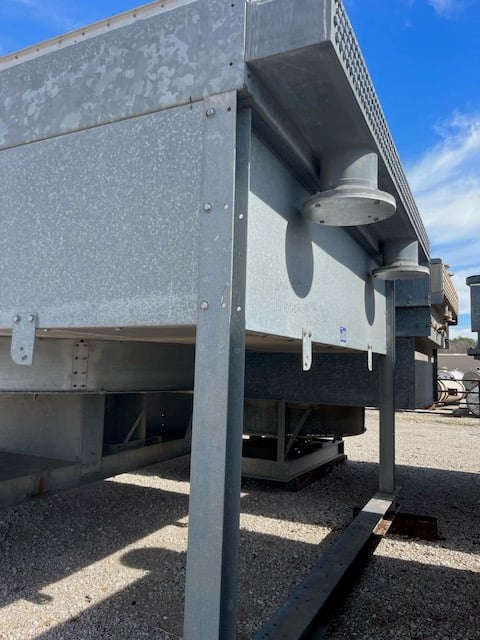 65801 sq.ft., 550 psi, Chart Cooler, Air Fin Cooler, 50 HP, 2 fans ...