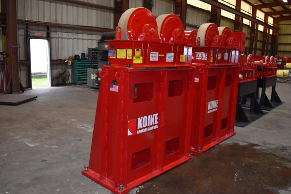 75 Ton, Koike Ransome, micarta turbine rotators, 150000 lb., variable ...