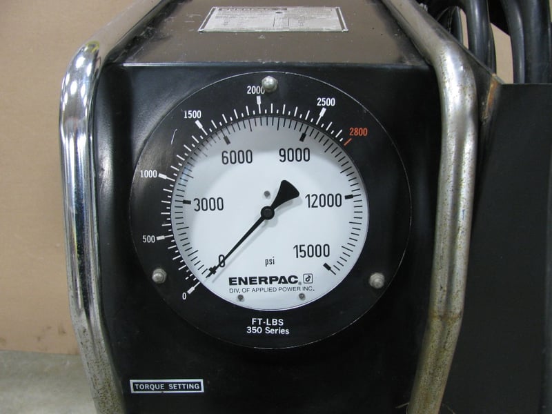 Hydraulic Torque Wrench Pump and Torque Wrench (Enerpac 10000 PSI) For ...