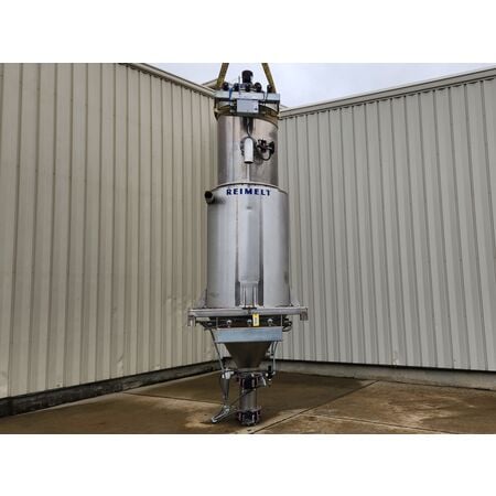 257 cfm Zeppelin Reimelt #DS-955, Stainless Steel venting dust filter ...