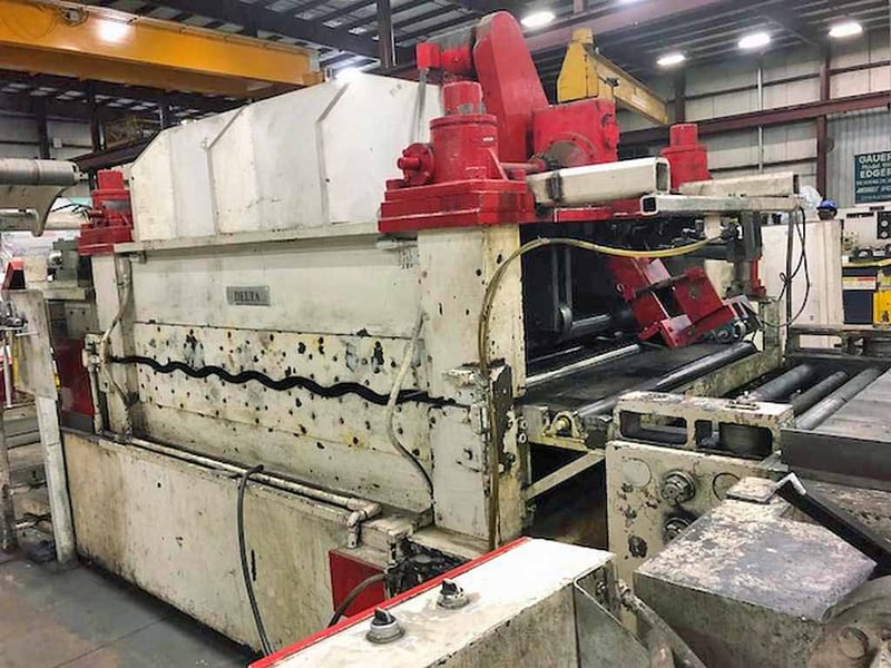48" x .375" Braner/Delta, Cut to Length Line, 40000 lb., 50000 PSI, 72 ...