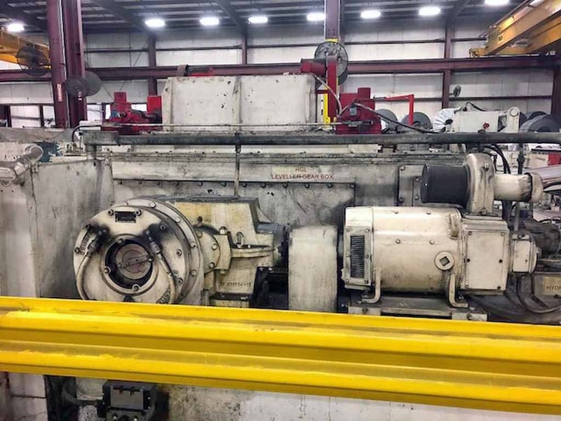 48" x .375" Braner/Delta, Cut to Length Line, 40000 lb., 50000 PSI, 72 ...
