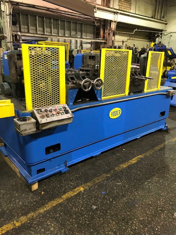 6" x .2" Yoder, Edging Line, Mill Stand, Flattener, Decambering Unit ...