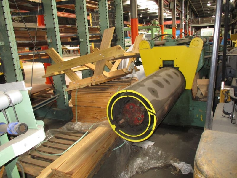 20000 lb. Wean, Recoiler, 48" width, .125" gauge, 16" ID w/Risers for ...