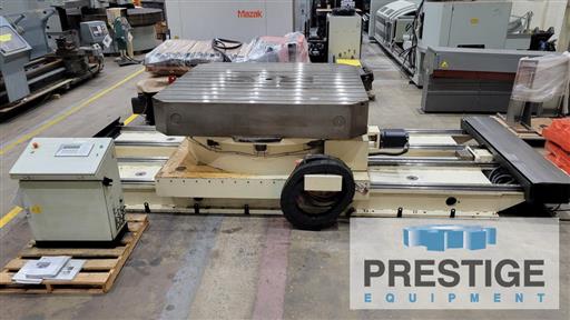 96" x 96" Rusach #6-25-2450x2450, 96" x96" infeeding CNC rotary table w ...