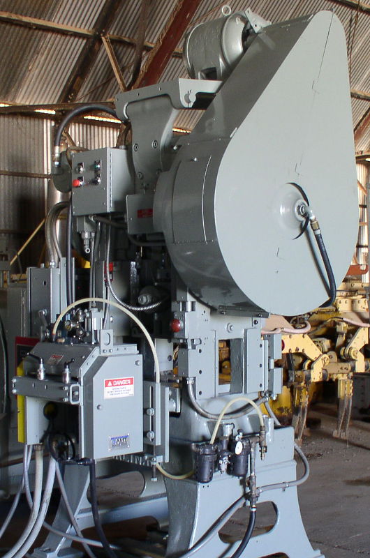 30 Ton, Bliss, Straight Side S.C. high speed press, flywheel drive, 2 ...